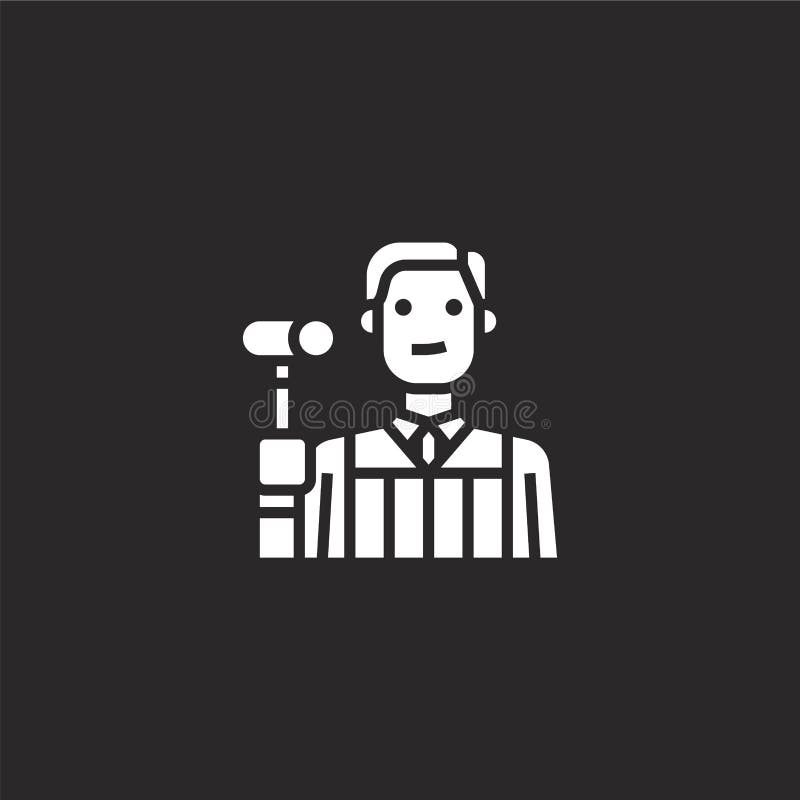 Judge Icon. Filled Judge Icon for Website Design and Mobile, App ...