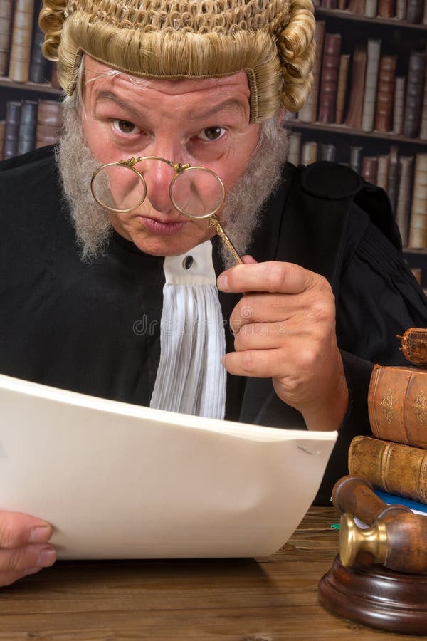 Funny Judge Hitting With Gavel Stock Image - Image of wooden, authority ...