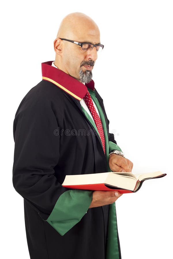 Judge reading book stock photo. Image of face, elderly - 59823956