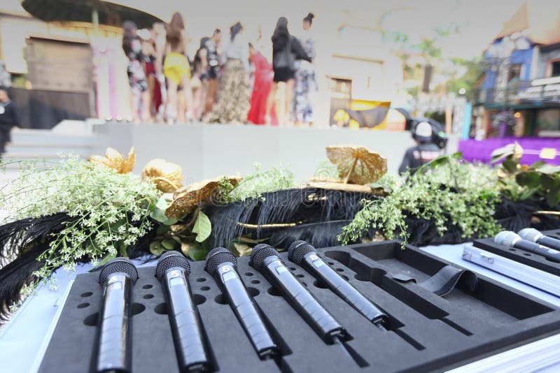 Judge Ready for Testing on Rehearsal Event on Stage Stock Image - Image ...