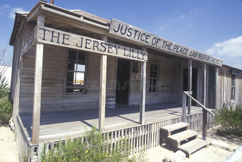 Judge Roy Bean Museum in Langtry, TX Editorial Image - Image of sign ...