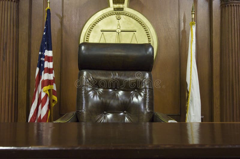 Very Old Courtroom (1854) with Stock Image - Image of judicial, crown ...