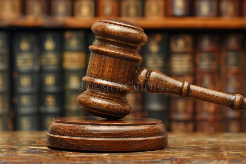 Judge S Gavel on the Court Table Stock Image - Image of hammer, legal ...