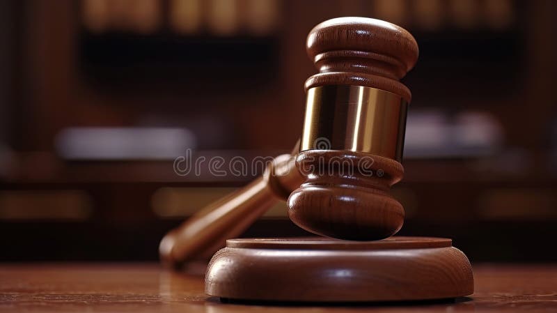 Judge S Gavel. Justice and Law Concept.Generative AI Stock Illustration ...