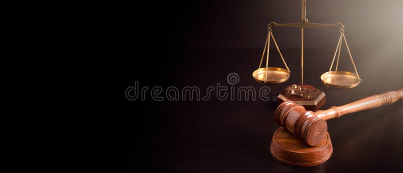 Judge`s Gavel and Scale. Law and Justice System Stock Photo - Image of ...