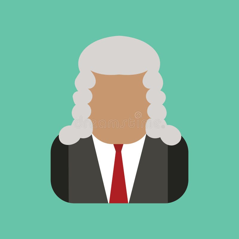 Judge. Vector Illustration Decorative Design Stock Vector ...