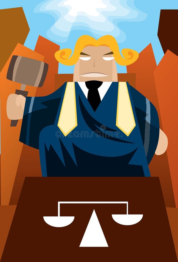 The Judgement stock illustration. Illustration of judge - 11822092