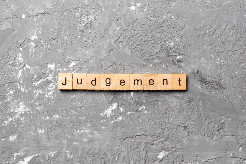 Judgement Text in Headline Isolated on White Background. Newspaper ...