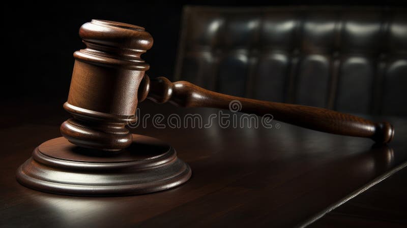 Judges Gavel Closeup. Generative AI Stock Illustration - Illustration ... Judges Gavel Closeup. Generative AI Stock Illustration - Illustration ...