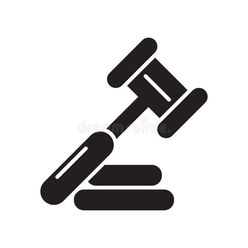 Judging Icon Sign and Symbol Isolated on White Background Stock ...