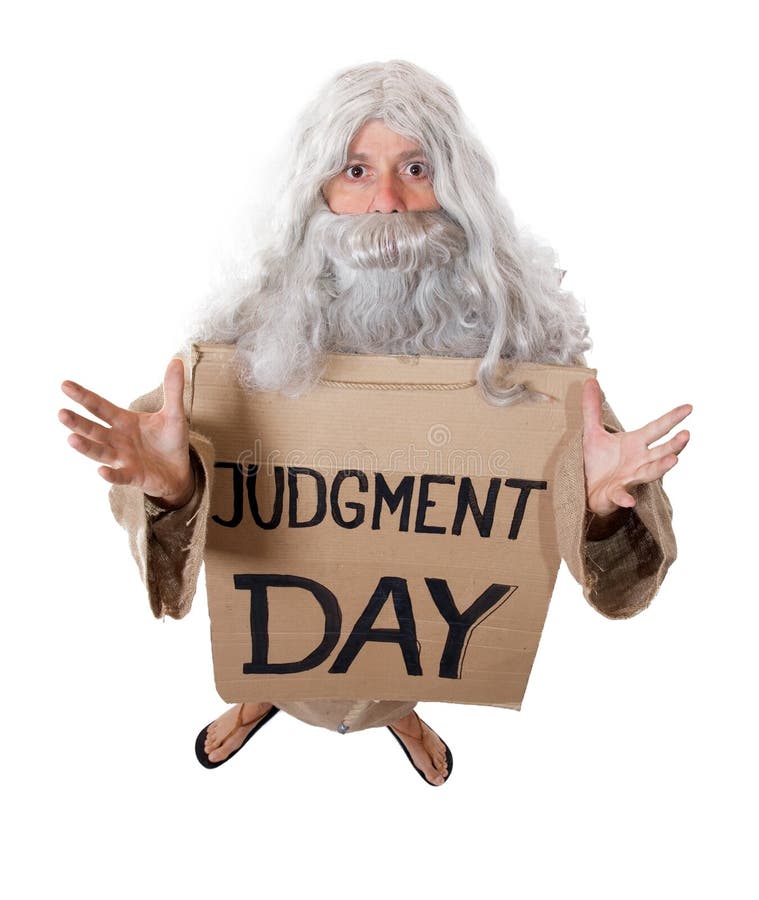 Judgment day sign editorial image. Image of belief, jesus - 19551720