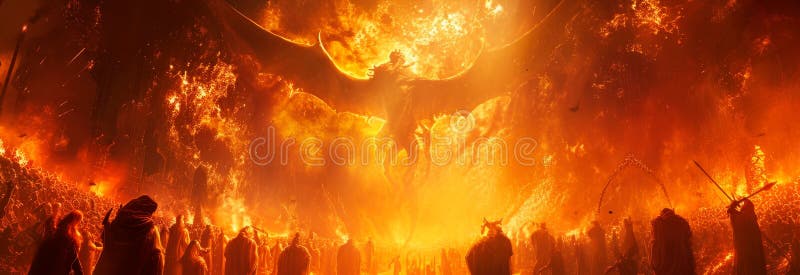 A Judgment Scene in Hell, Where Demons Decide the Fate of Sinners ...