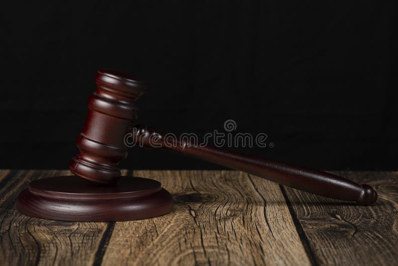 The Judicial Hammer. Hammer for the Auction Stock Image - Image of ...