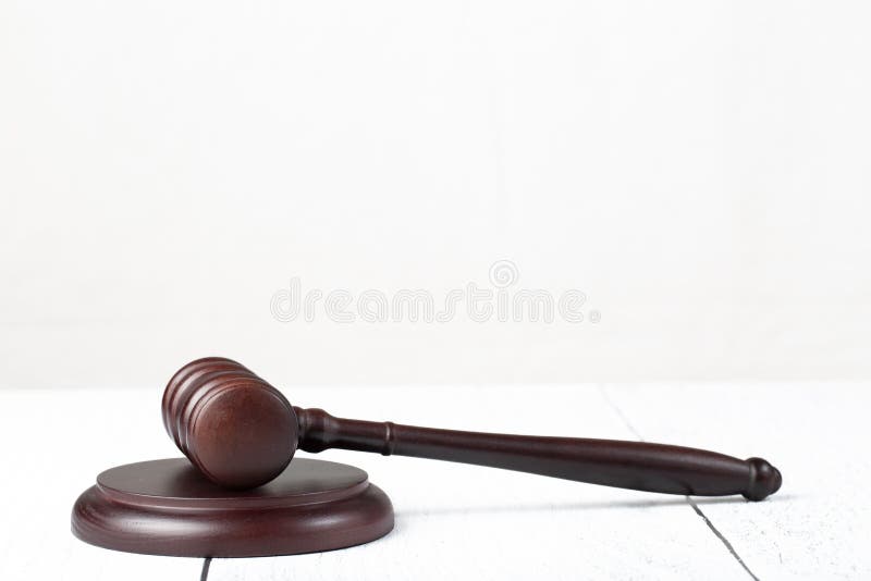 The Judicial Hammer. Hammer for the Auction Stock Image - Image of ...