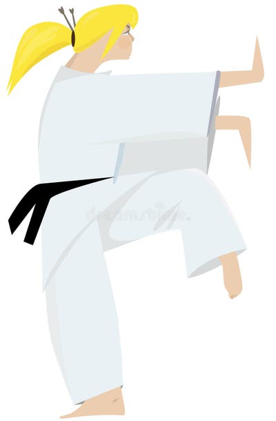 Judo Girl Cartoon Stock Illustrations – 486 Judo Girl Cartoon Stock ...