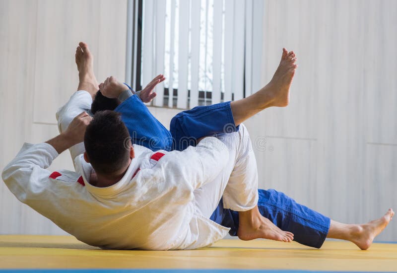Judo Training in the Sports Hall Stock Photo - Image of arts, fighting ...