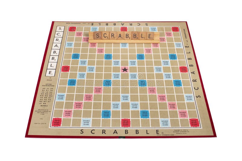 Tablero del Scrabble foto de archivo editorial. Imagen de compita ...