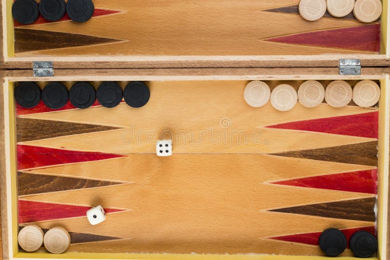 Juego del backgammon foto de archivo. Imagen de jugador - 53962884