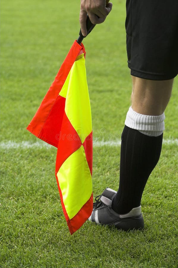 Juez de línea foto de archivo. Imagen de echada, funcionario - 22756416