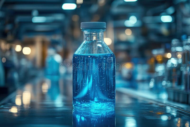 A Jug of Chlorine, Industrial and Technical, Chemical Theme. Stock ...