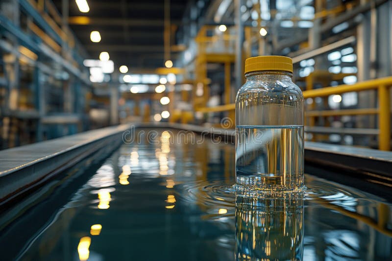 A Jug of Chlorine, Industrial and Technical, Chemical Theme. Stock ...