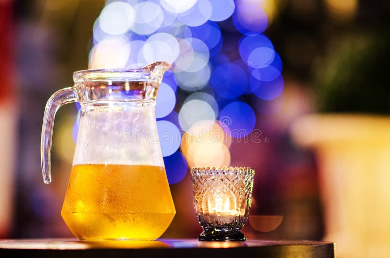 A jug of cold beer stock photo. Image of hang, beer, cold - 32048540