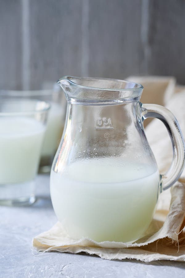 Jug with a curative drink stock image. Image of gourmet - 92096667