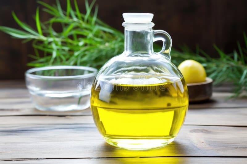 A Jug of Distilled Water with Essential Oils Stock Image - Image of ...