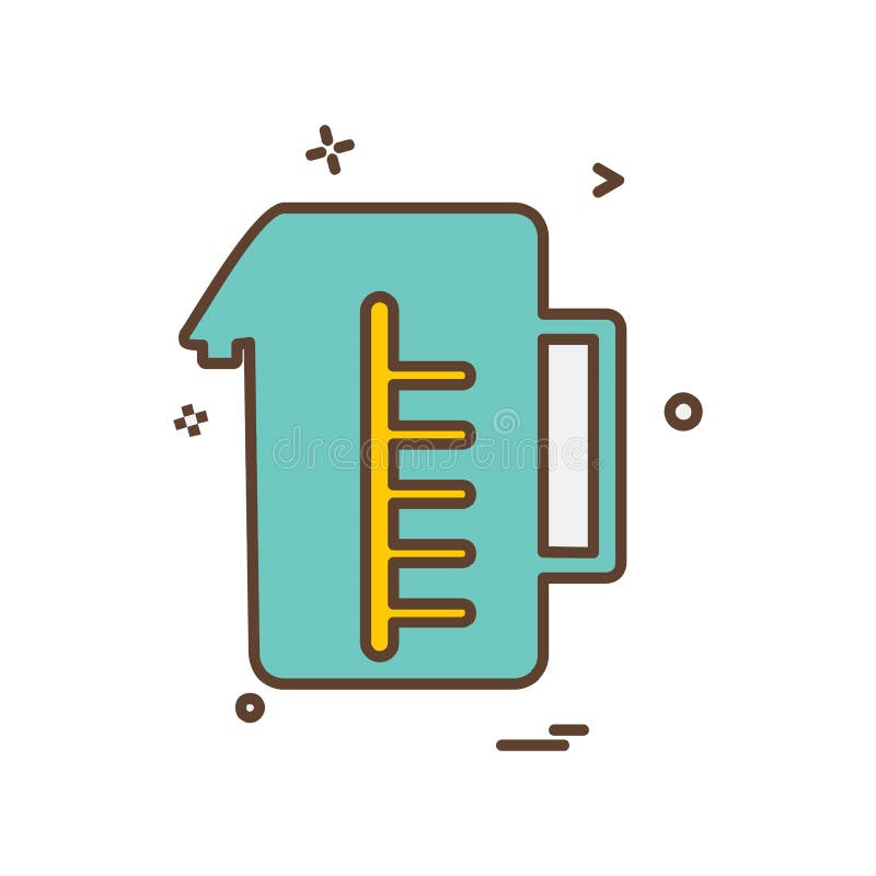 Jug icon design vector stock vector. Illustration of coffee - 132403200