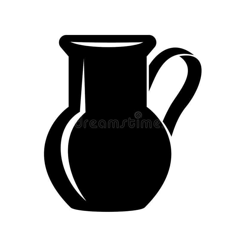 Jug for Milk or Water Canister. Pitcher Logo Image Stock Illustration ...