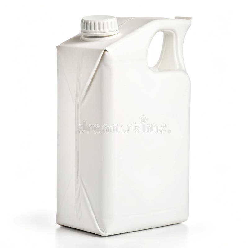 Jug Packaging Isolated on White Background Stock Illustration ...