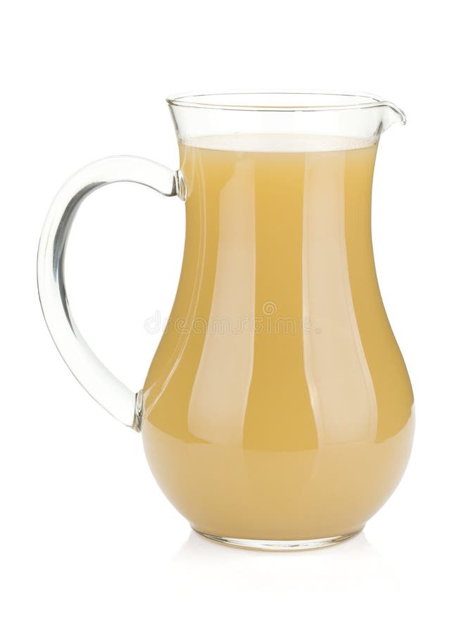 Orange Juice in Glass Ang Jug Stock Image - Image of isolated, closeup ...