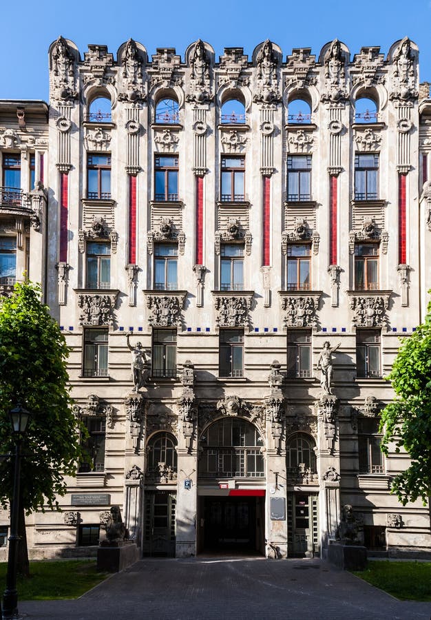 Jugend stock image. Image of baltic, nouveau, architecture - 28676945