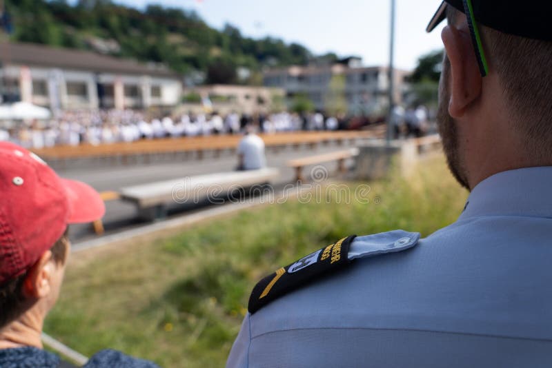 Fireman watching stock image. Image of spray, rain, fireman - 120249