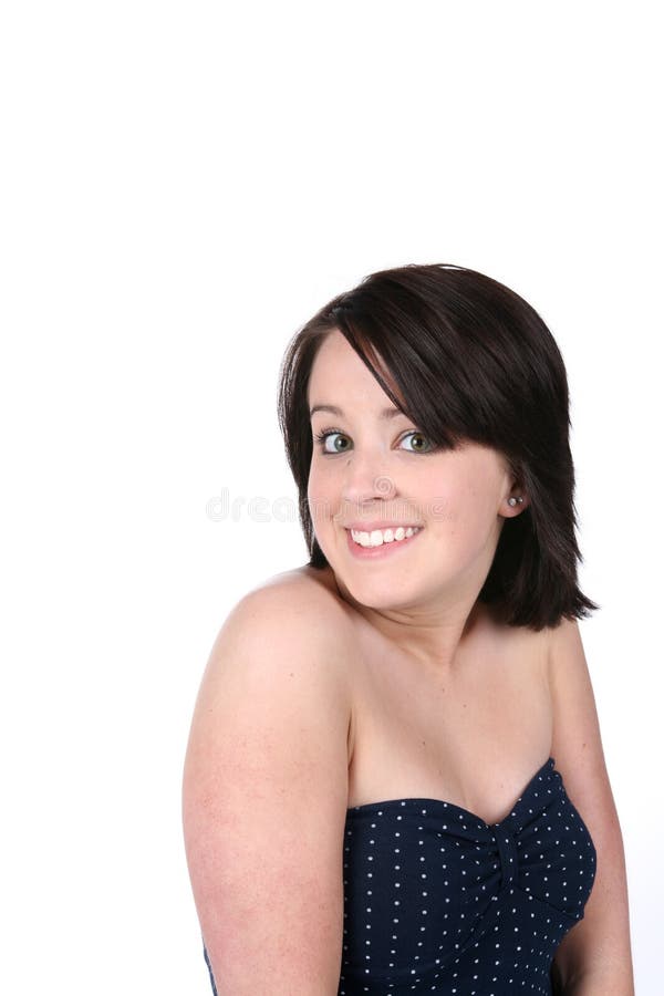 Jugendlich Im Schwarzen Mit Bloßen Schultern Stockbild - Bild von hoch ...