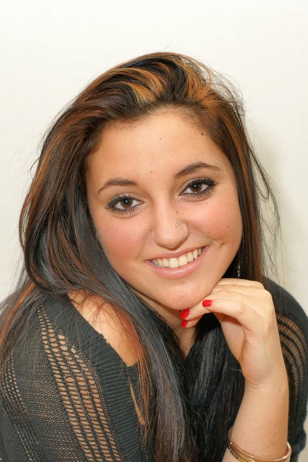 Jugendlich Portrait stockbild. Bild von bild, blond, attraktiv - 12001125