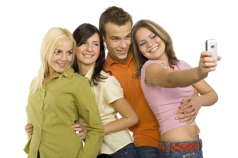 Jugendliche, Die Abbildung Bilden Stockbild - Bild von telefon, kultur ...