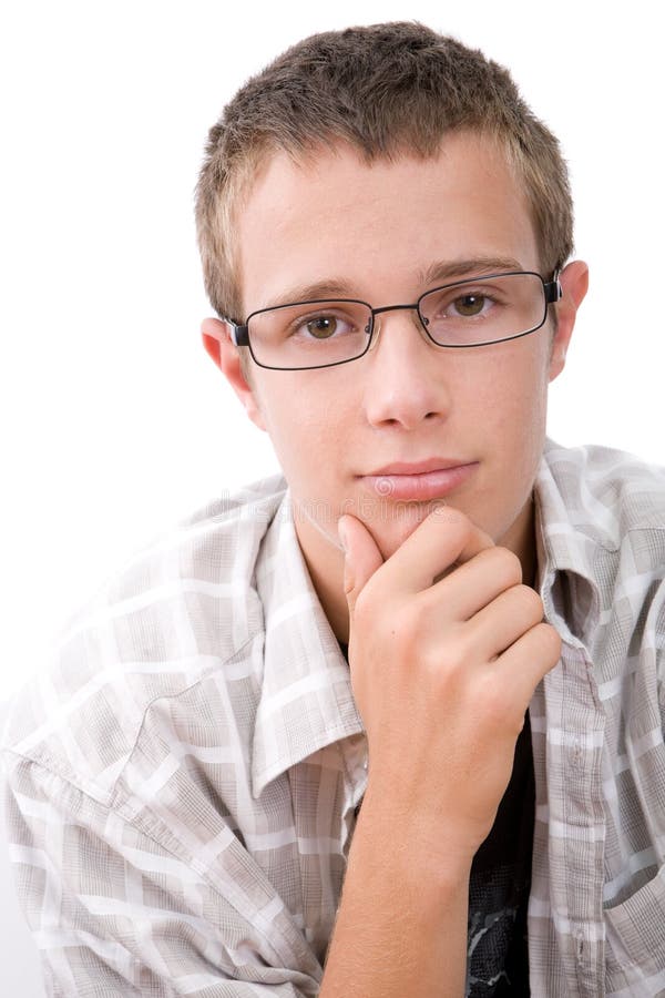 Jugendlicher, Der Zur Schule Sich Vorbereitet Stockfoto - Bild von ...