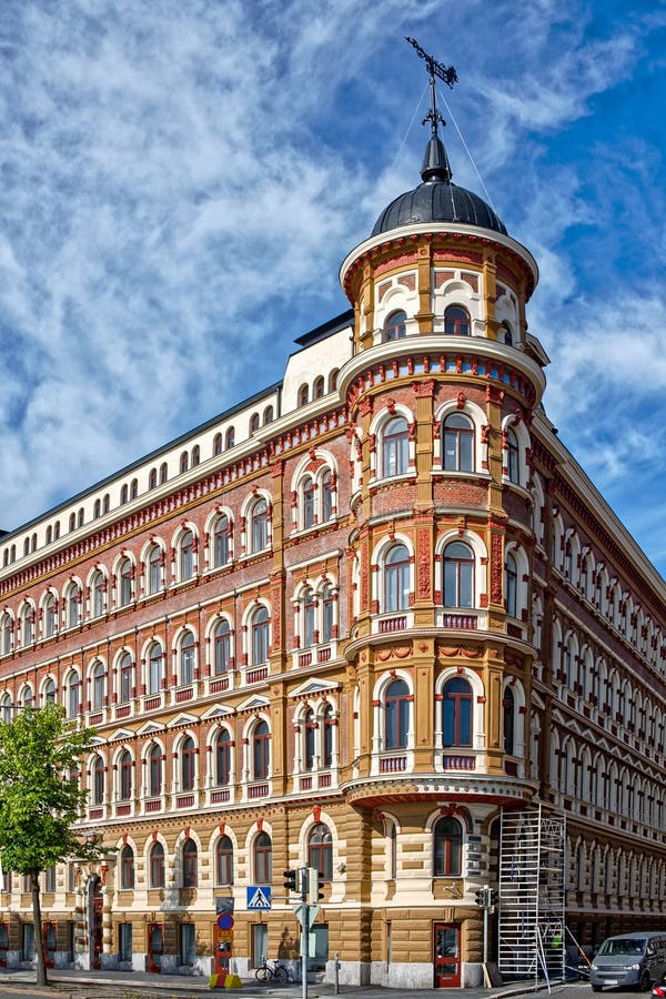 Jugendstil Architektur stockfoto. Bild von mitte, helsinki - 52691400