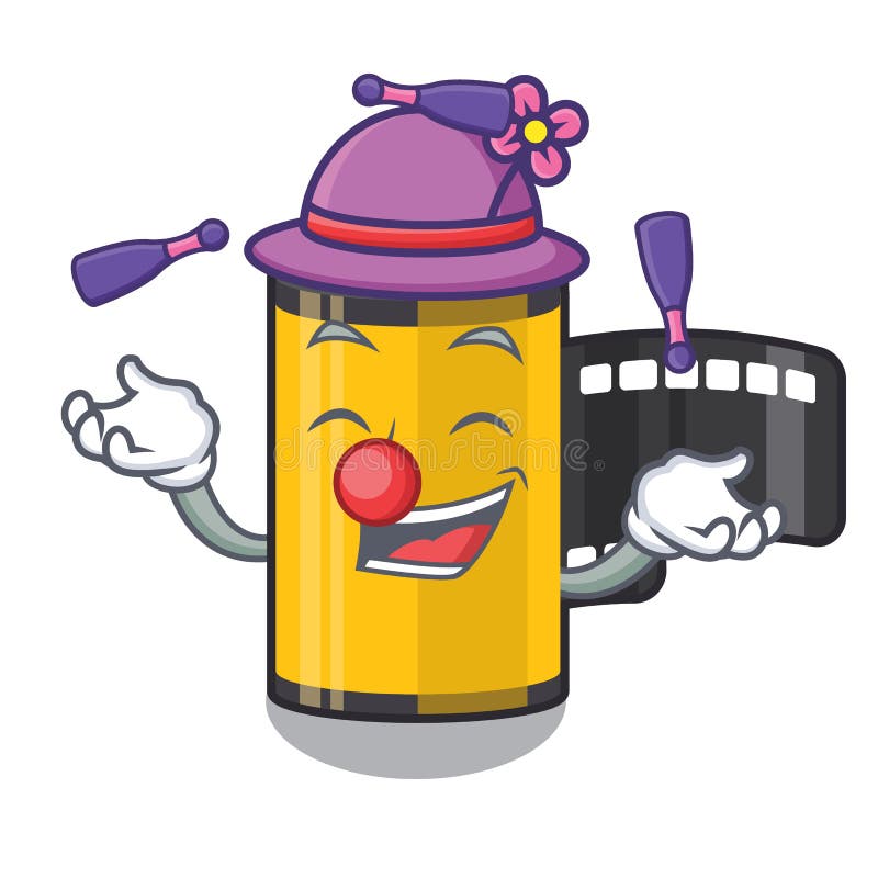 Juggling Camera Roll in the Cartoon Drawer Stock Vector - Illustration ...