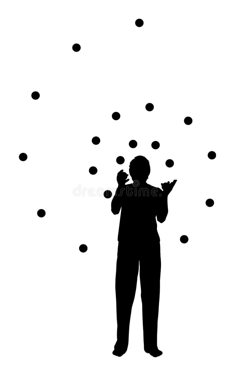 Juggling Man Stock Illustrations – 3,168 Juggling Man Stock ...