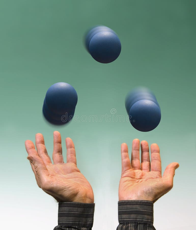 Young adult juggling balls stock image. Image of perform - 12964405