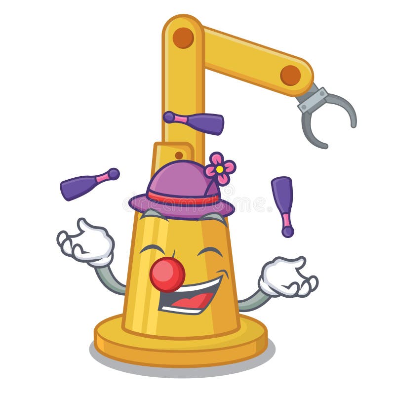 Juggling Toy Assembly Automation Machine on Cartoon Stock Vector ...