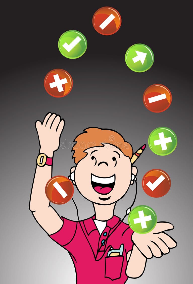 Juggling Work Stock Illustrations – 1,100 Juggling Work Stock ...