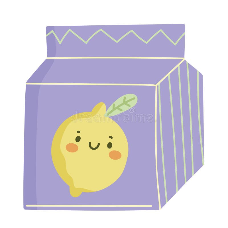 Juice box hand drawn stock vector. Illustration of beverage - 270658823