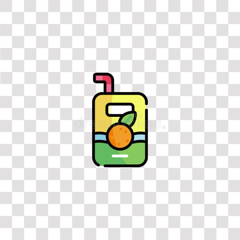 Juice Box Icon Sign and Symbol. Juice Box Color Icon for Website Design ...