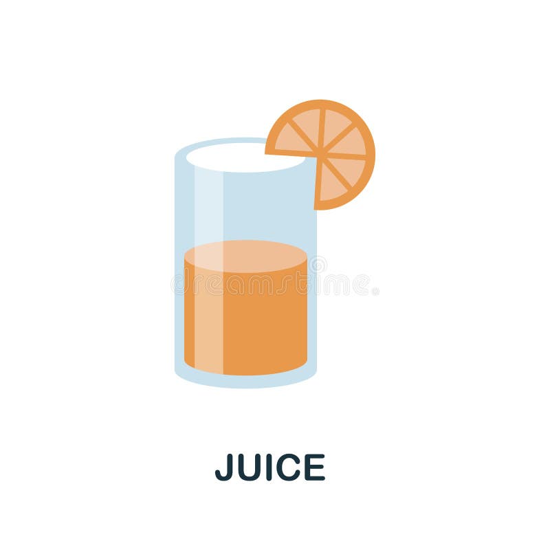 Juice Flat Icon. Colored Element Sign from Drinks Collection. Flat ...