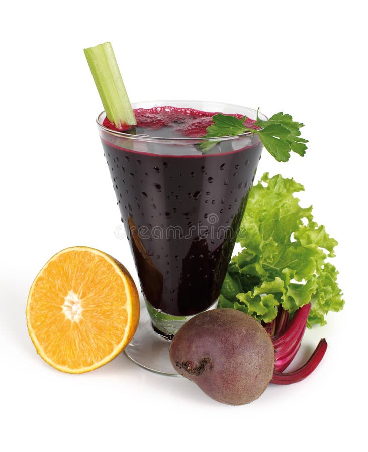 Beetroot Juice with Spinach Stock Image - Image of grass, healthy: 8373701