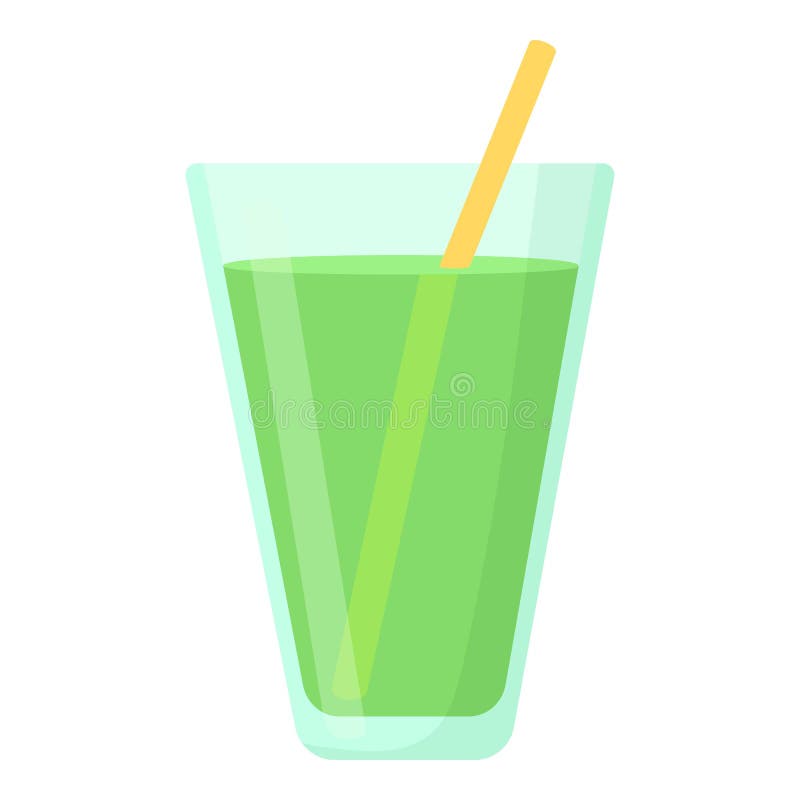 Juice in Glass Icon, Cartoon Style Stock Vector - Illustration of ...
