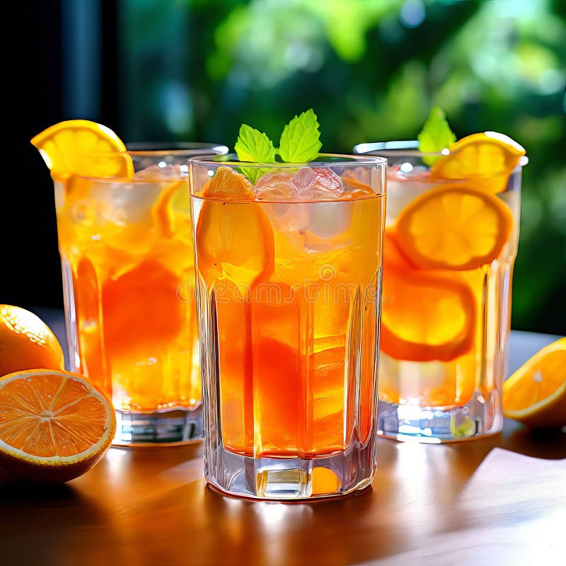 Juice Glassware Smaller Glasses Ideal for Serving Juic Stock ...